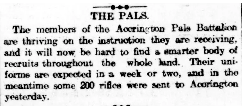 Pals battalions WW1 history | Discover military ancestors | Findmypast ...